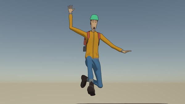 Free hiker character 3D model - TurboSquid 1693404