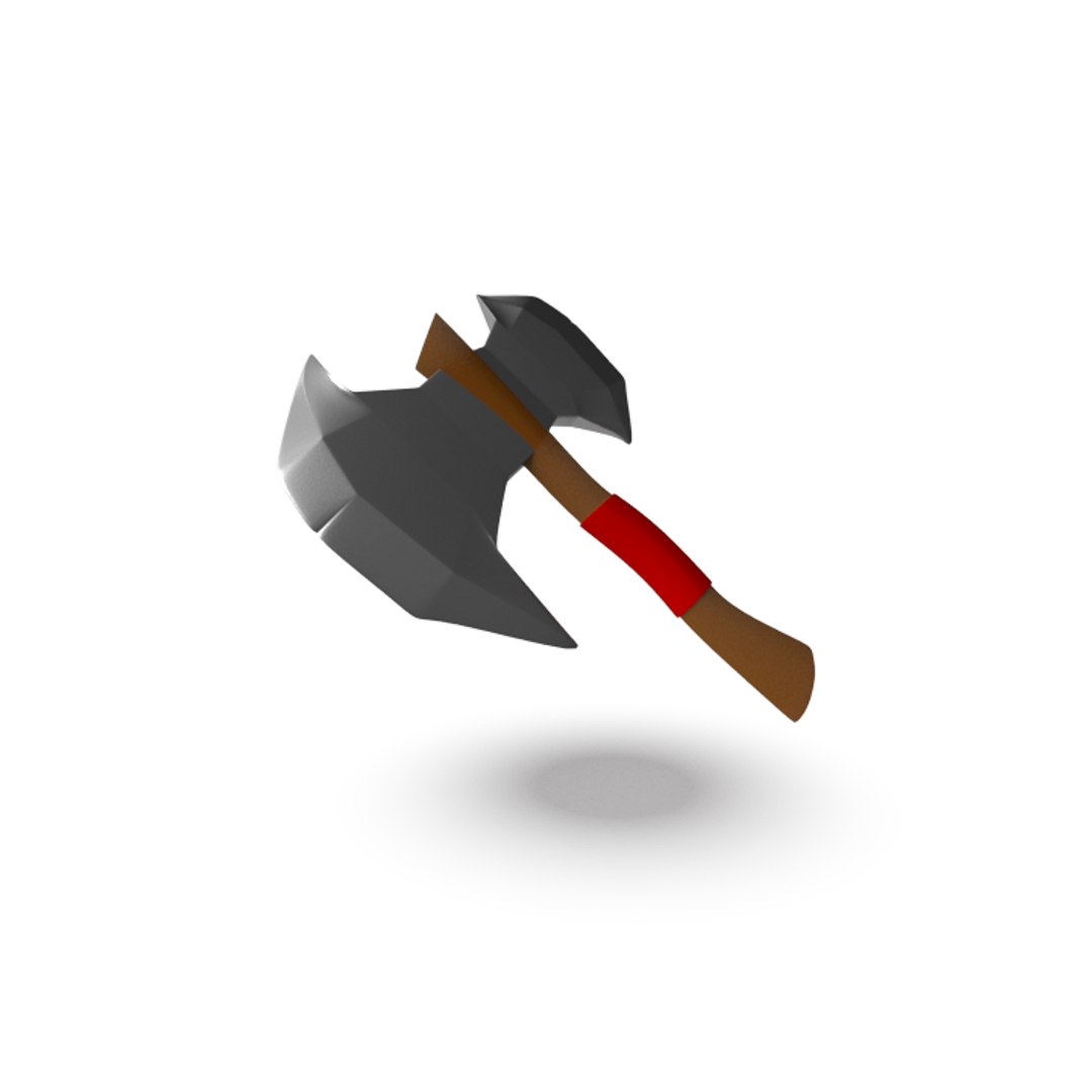 Cartoon Axe 3D - TurboSquid 1519194