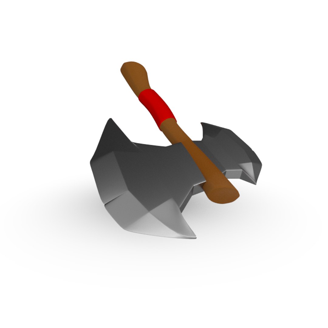 Cartoon Axe 3D - TurboSquid 1519194