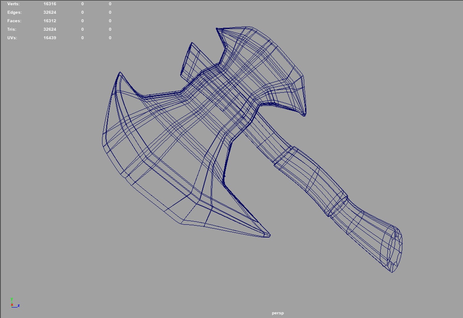 Cartoon Axe 3D - TurboSquid 1519194