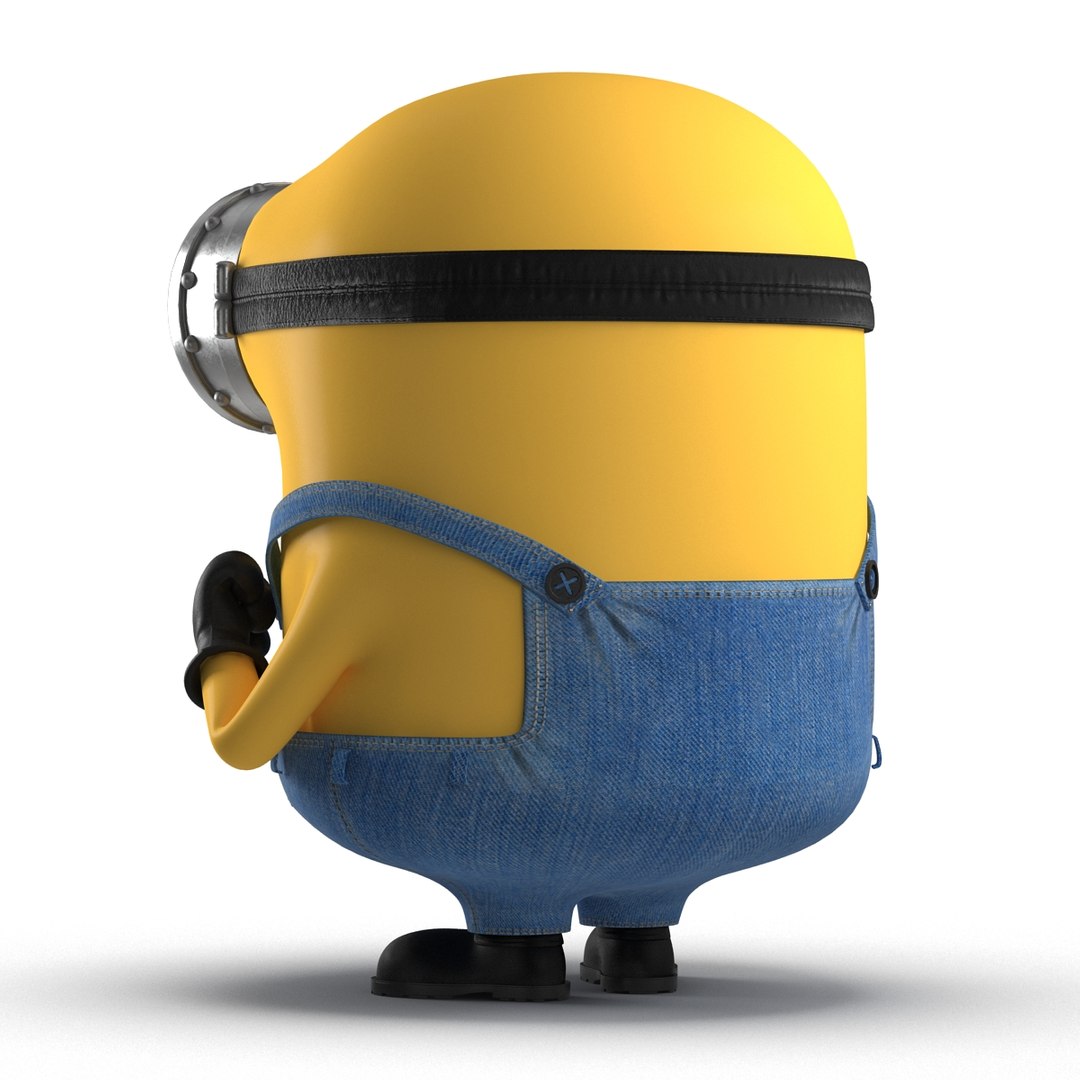 3d 3ds short eyed minion pose