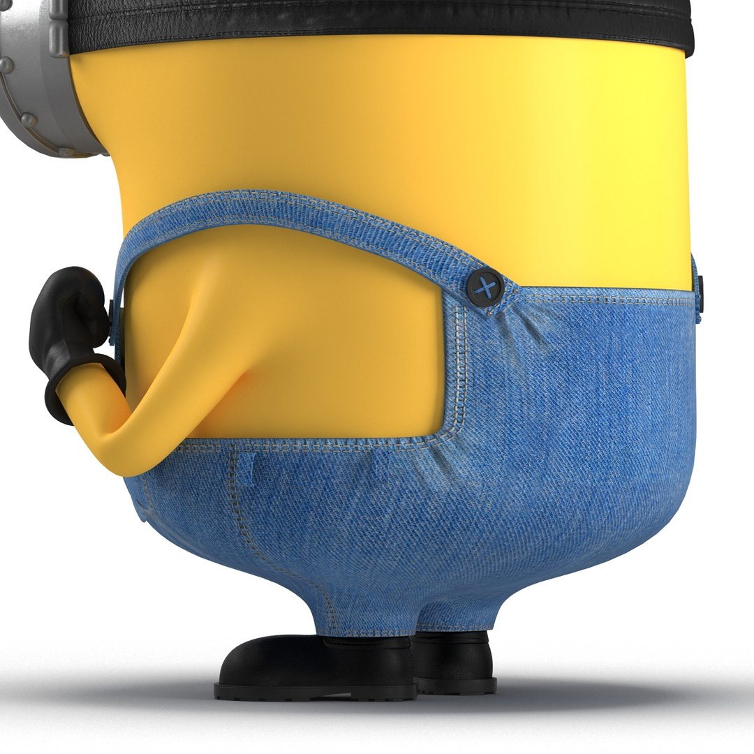 3d 3ds short eyed minion pose