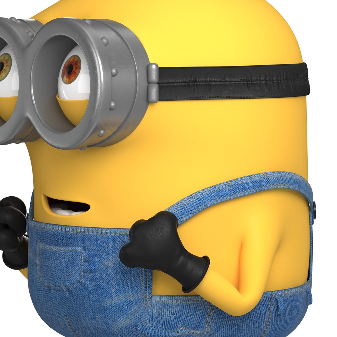 3d 3ds short eyed minion pose