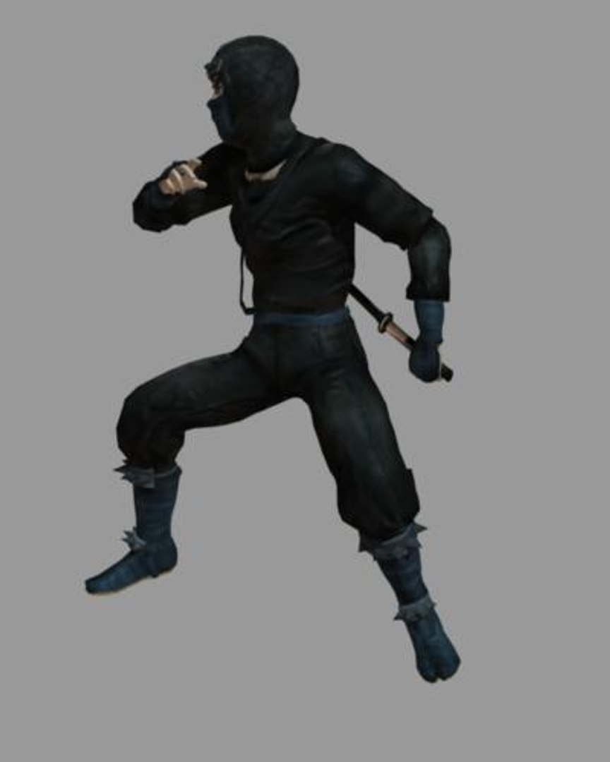 Male Ninja 3d Model