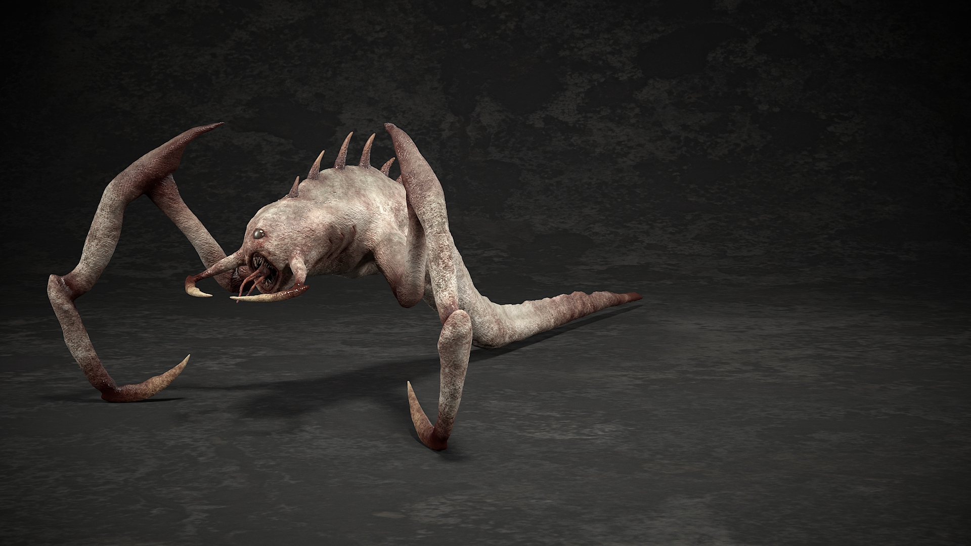 3D Fantasy Leech Monster Model - TurboSquid 2187776