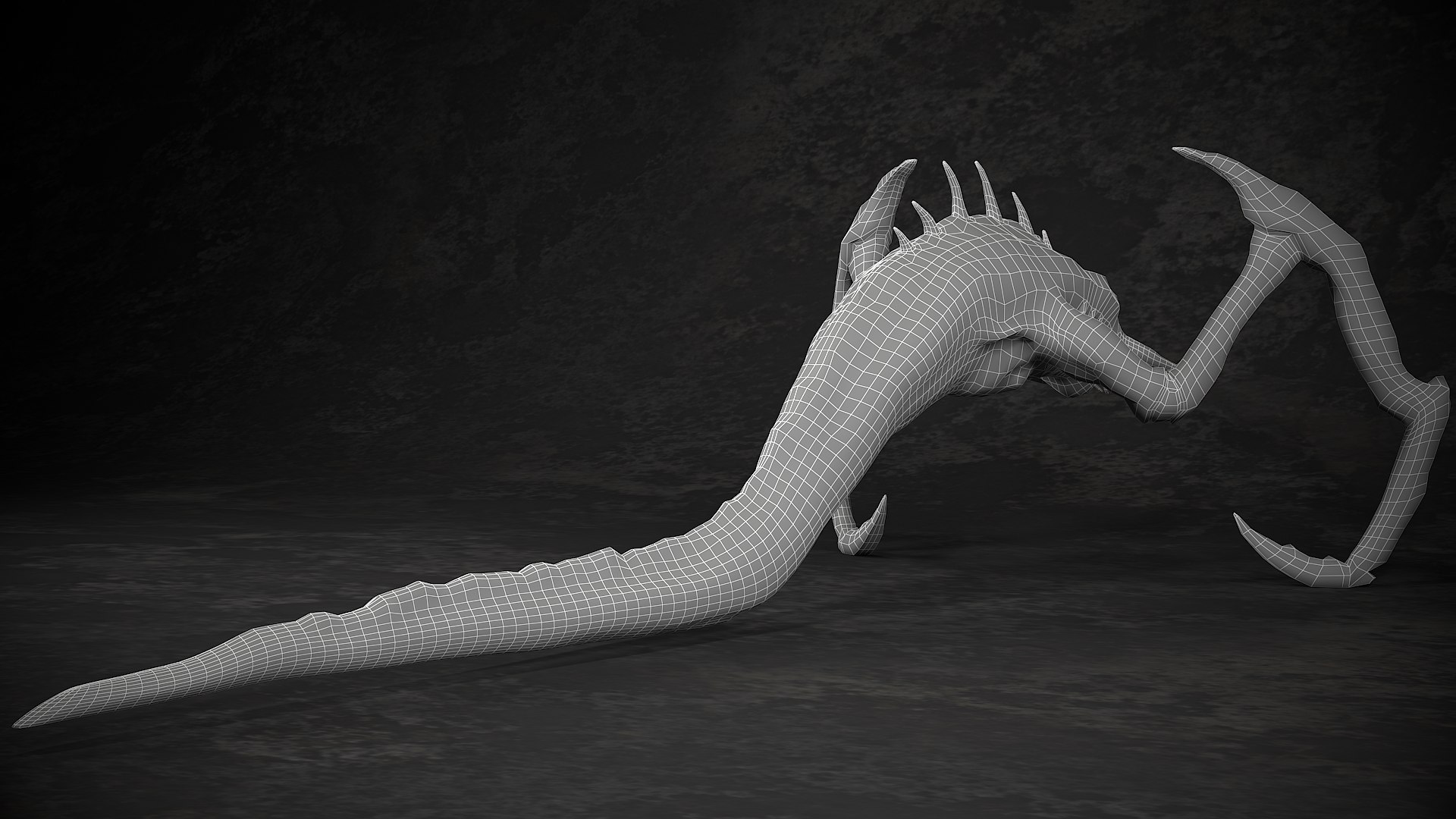 3D Fantasy Leech Monster Model - TurboSquid 2187776