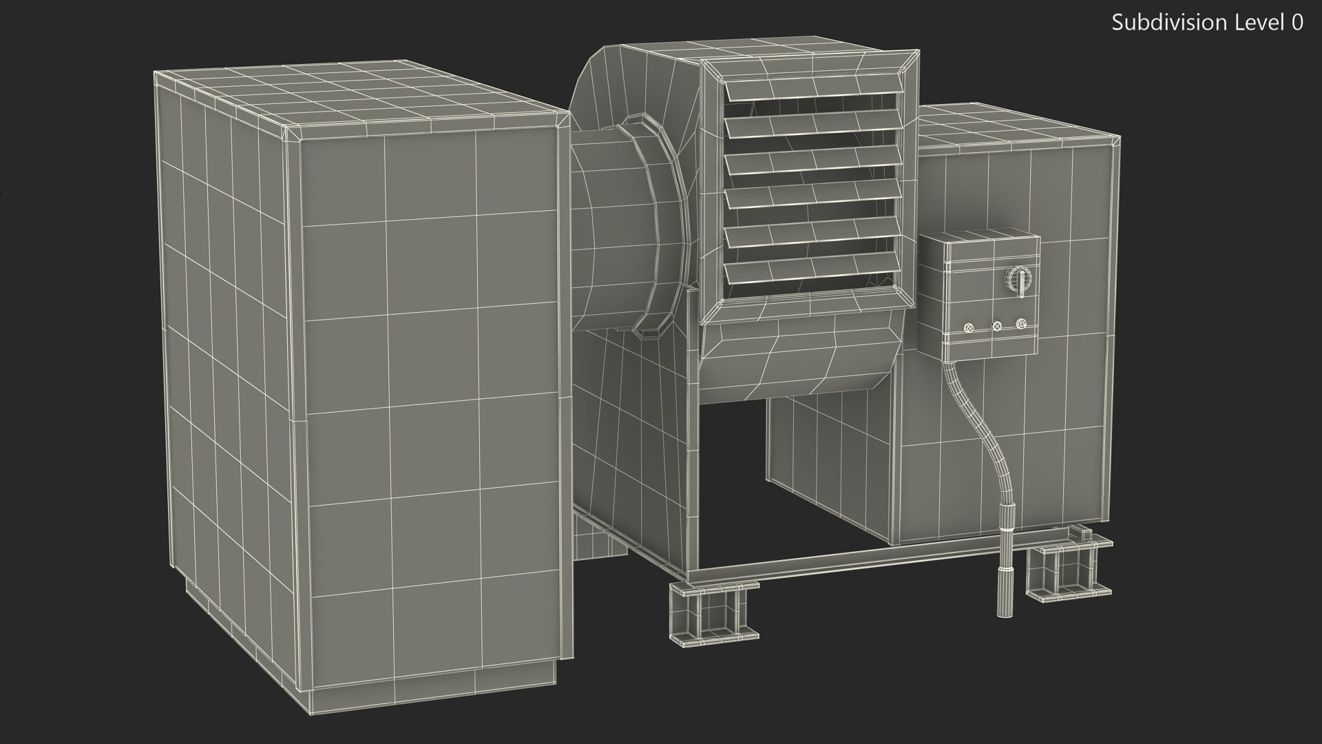 Industrial Fan Unit Model - TurboSquid 2329672