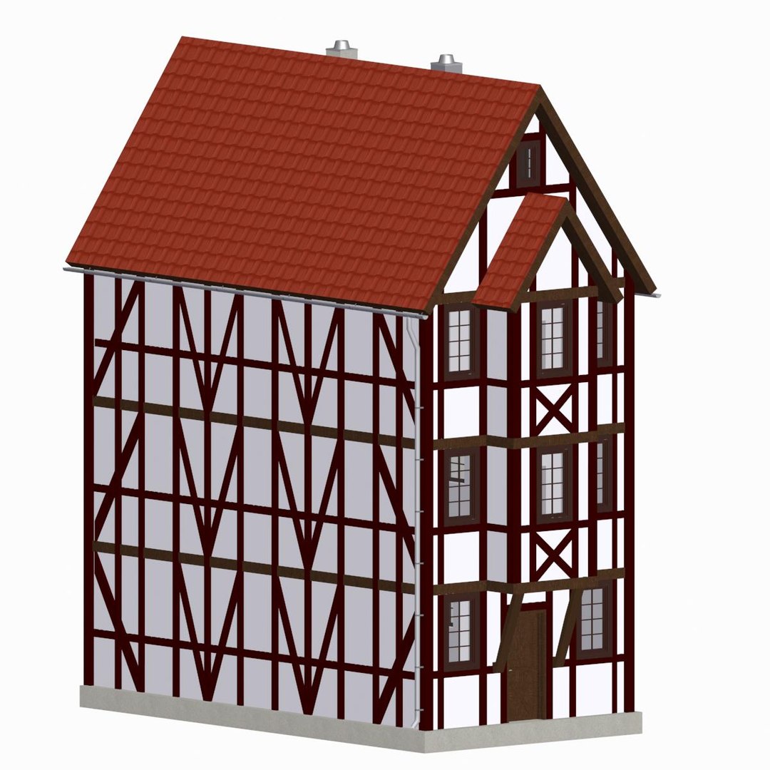 fachwerk 3d model