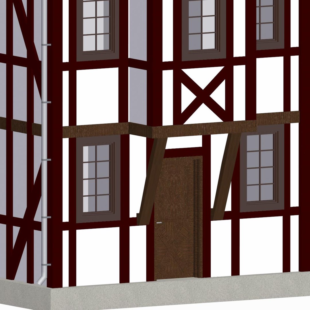 fachwerk 3d model