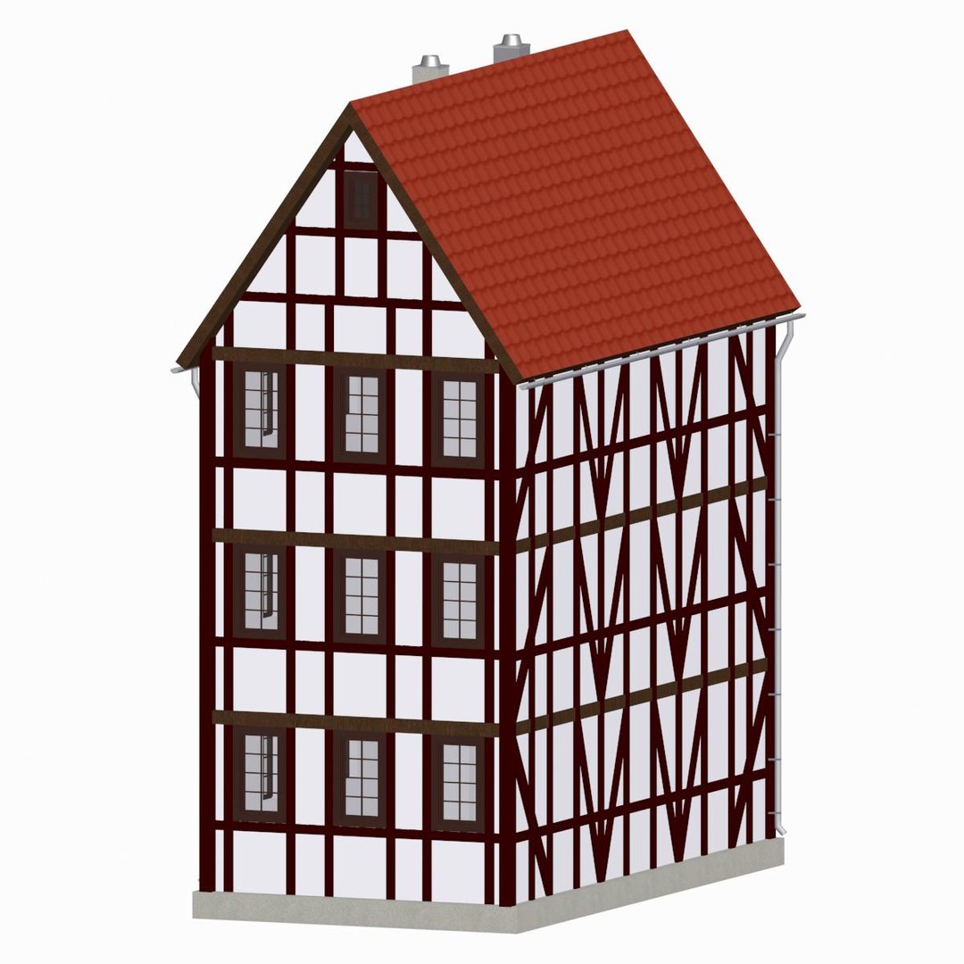 fachwerk 3d model