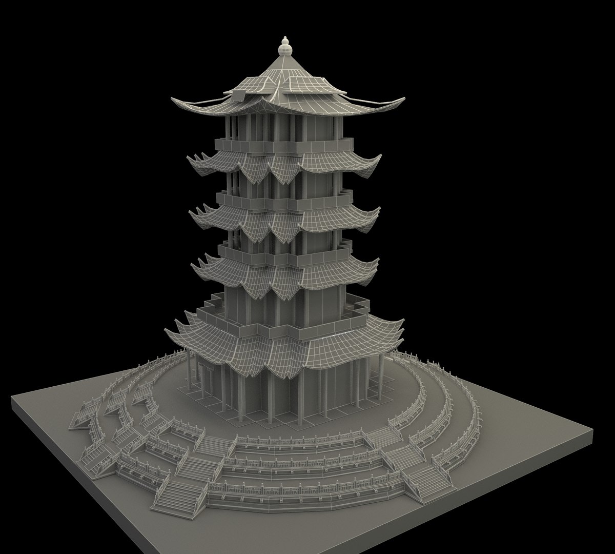 Chinese Ancient House 3D Model - TurboSquid 2224385