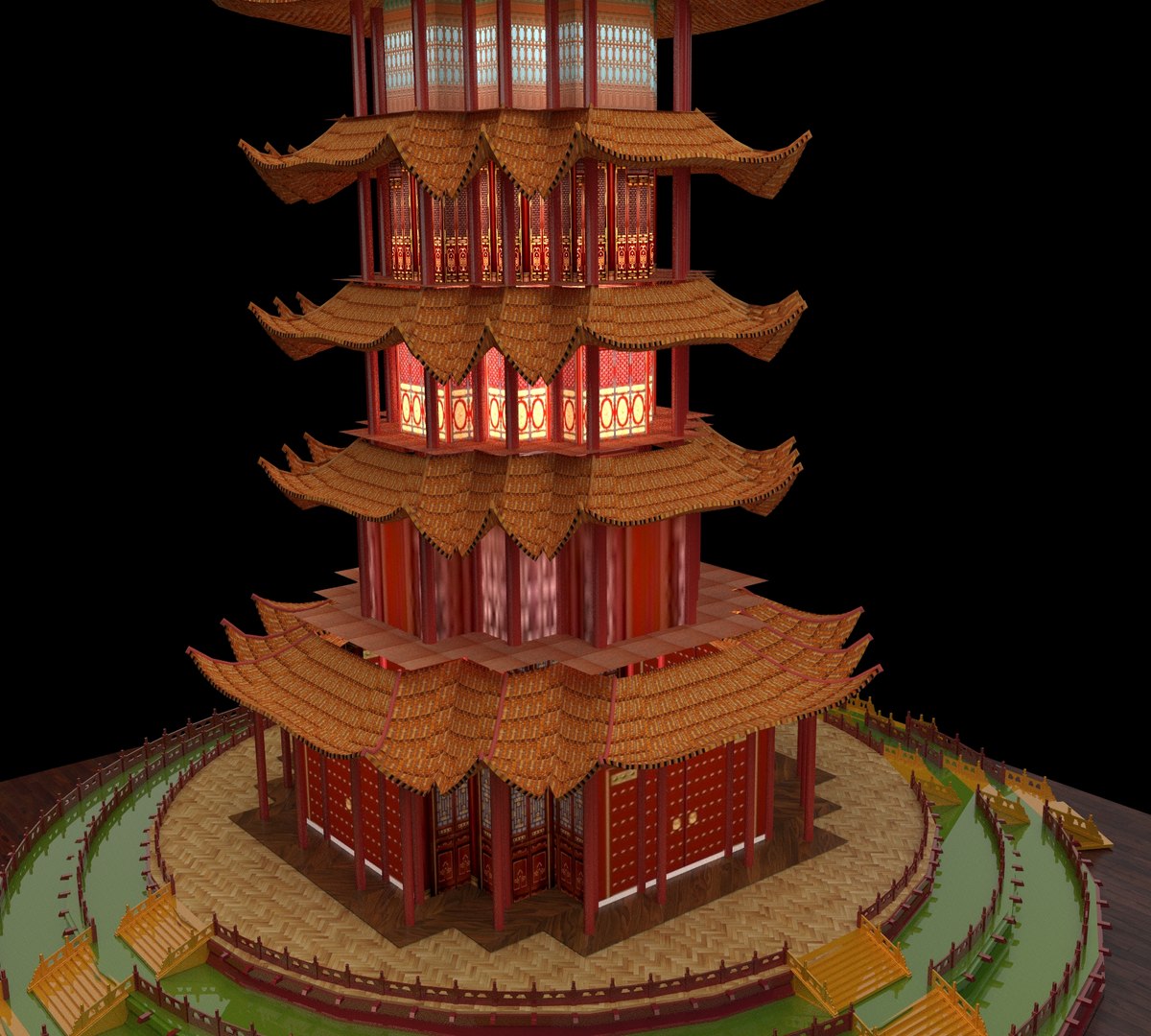 Chinese Ancient House 3D Model - TurboSquid 2224385