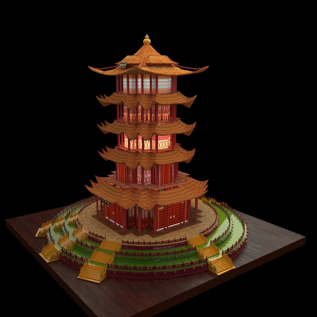Chinese Ancient House 3D Model - TurboSquid 2224385