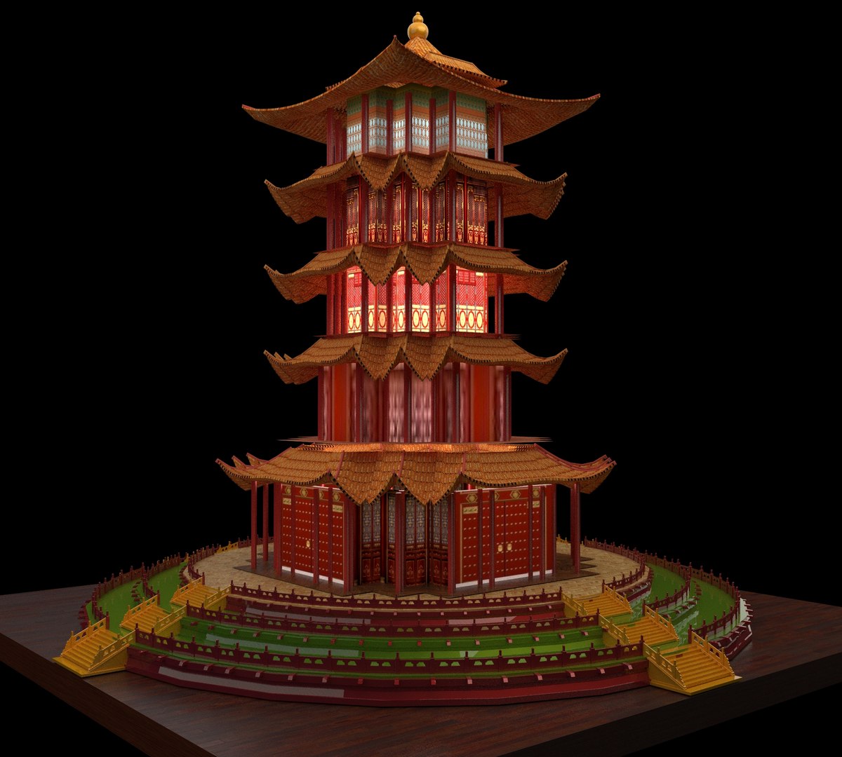Chinese Ancient House 3D Model - TurboSquid 2224385