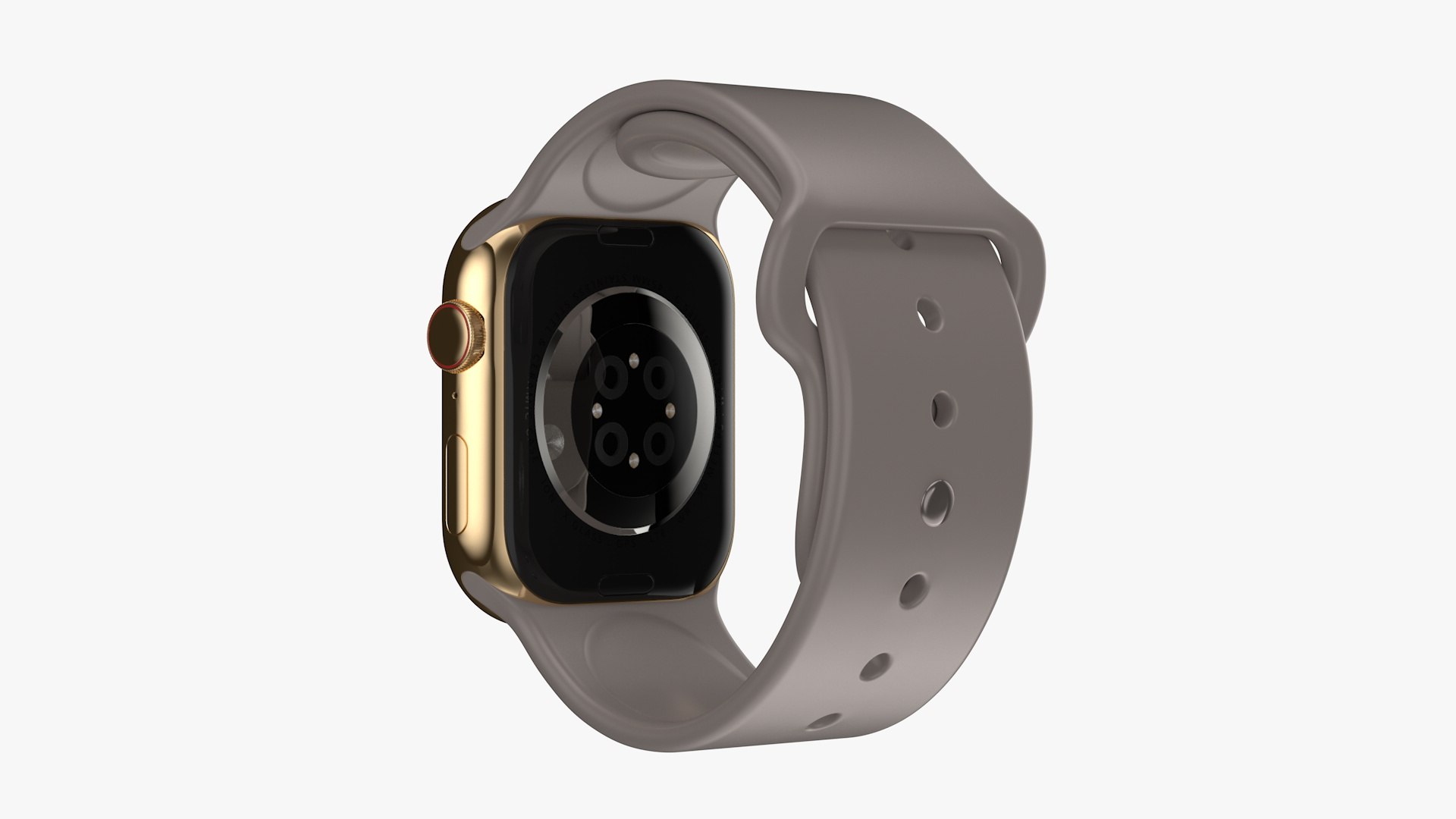 3D Apple Watch Series 9 Stainless Steel Gold - TurboSquid 2129240