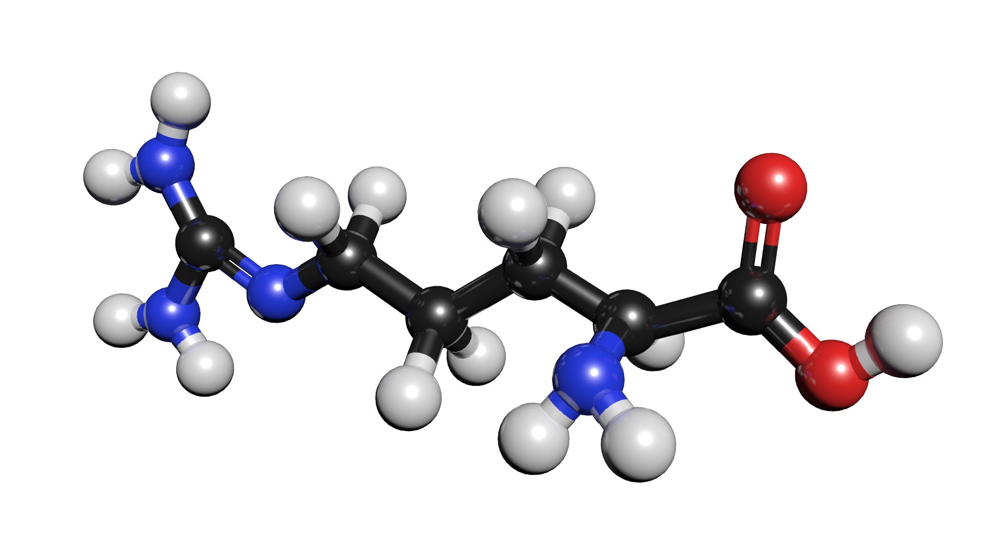 C6h14n4o2 Molecule Arginine Model - TurboSquid 1422485