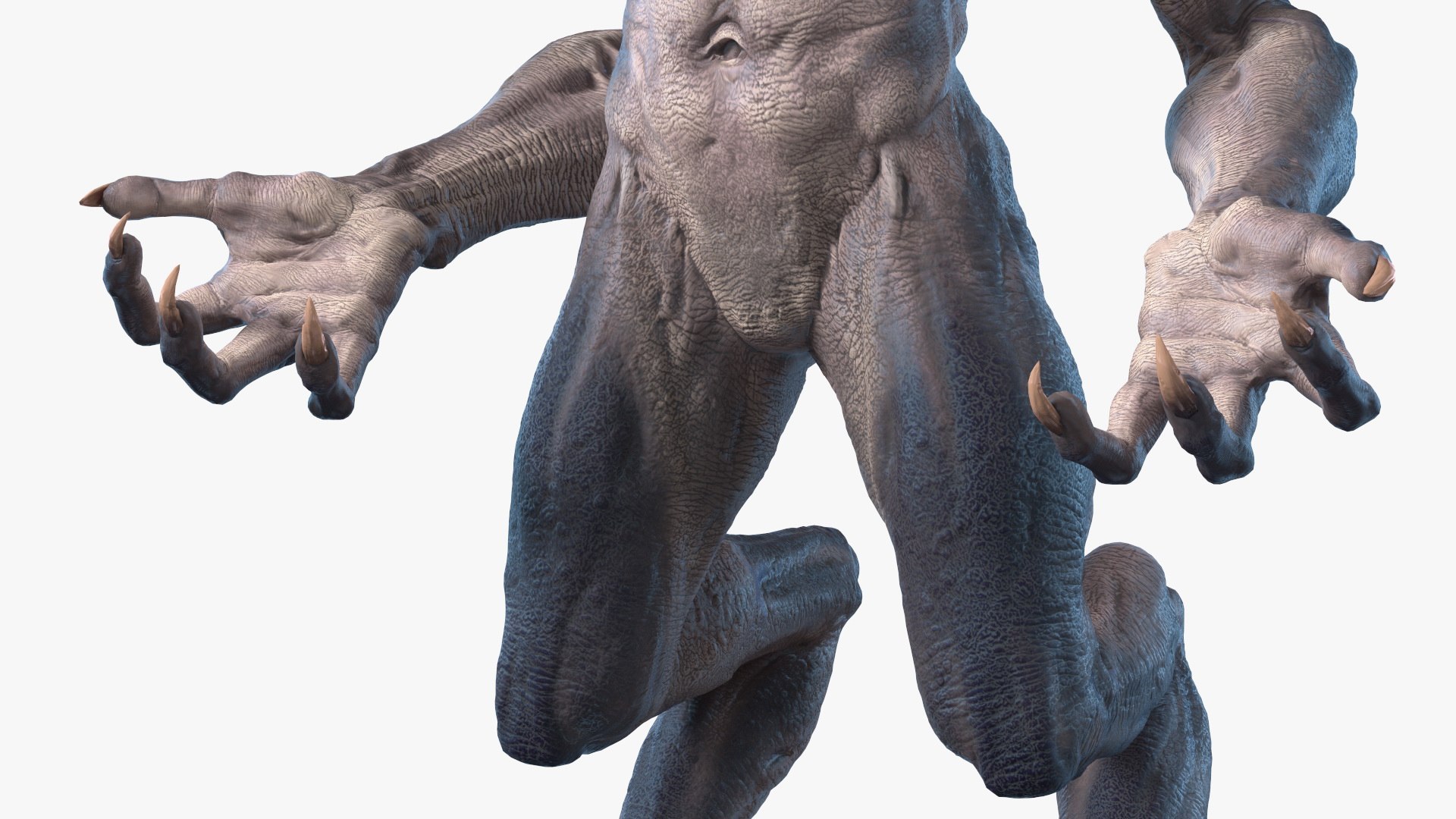 Monster Creature Standing Pose 3D Model - TurboSquid 1700698