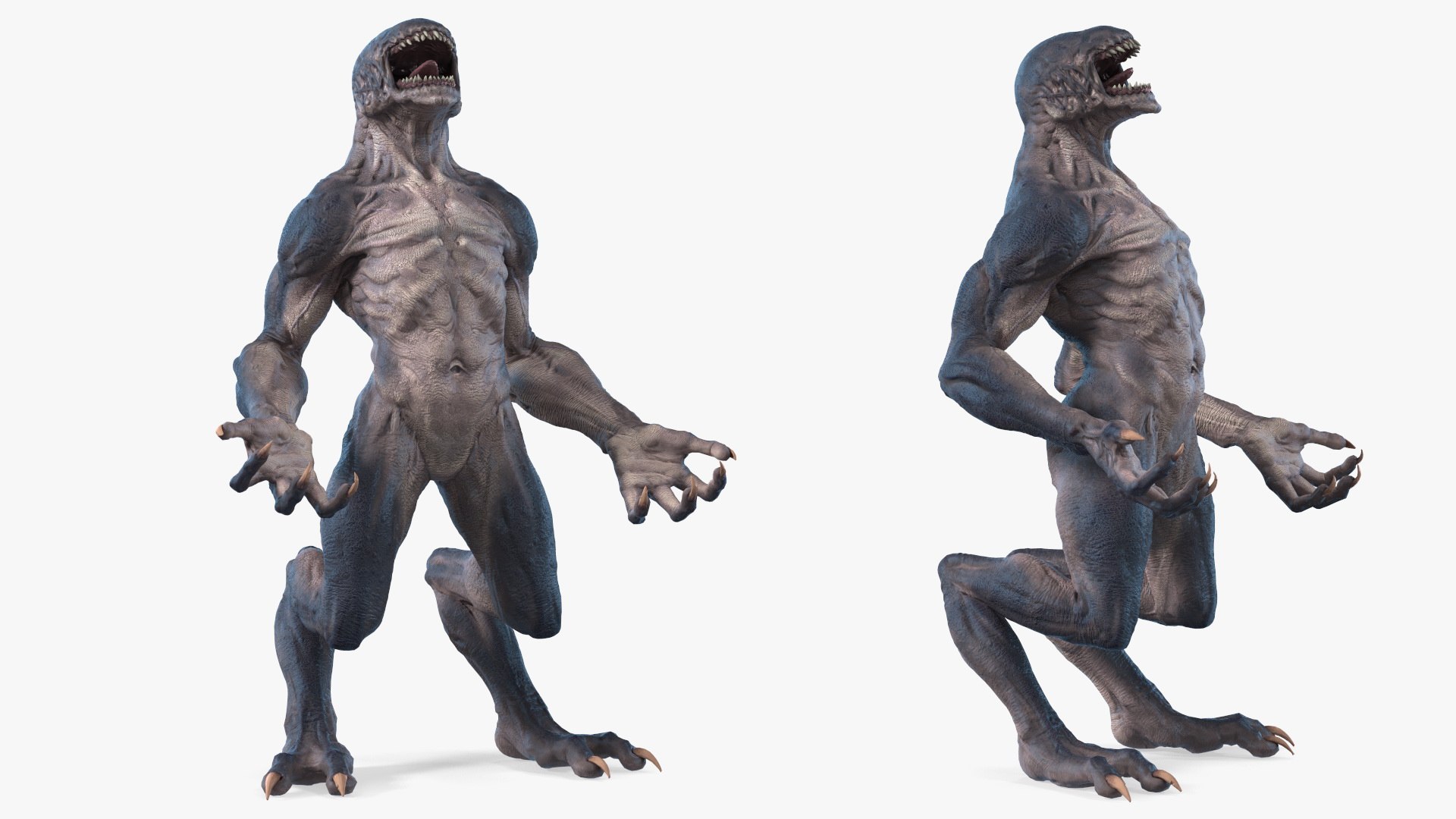 Monster Creature Standing Pose 3D Model - TurboSquid 1700698