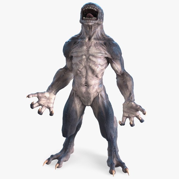 Monster Kreatur Stehende Pose 3D-Modell - TurboSquid 1700698