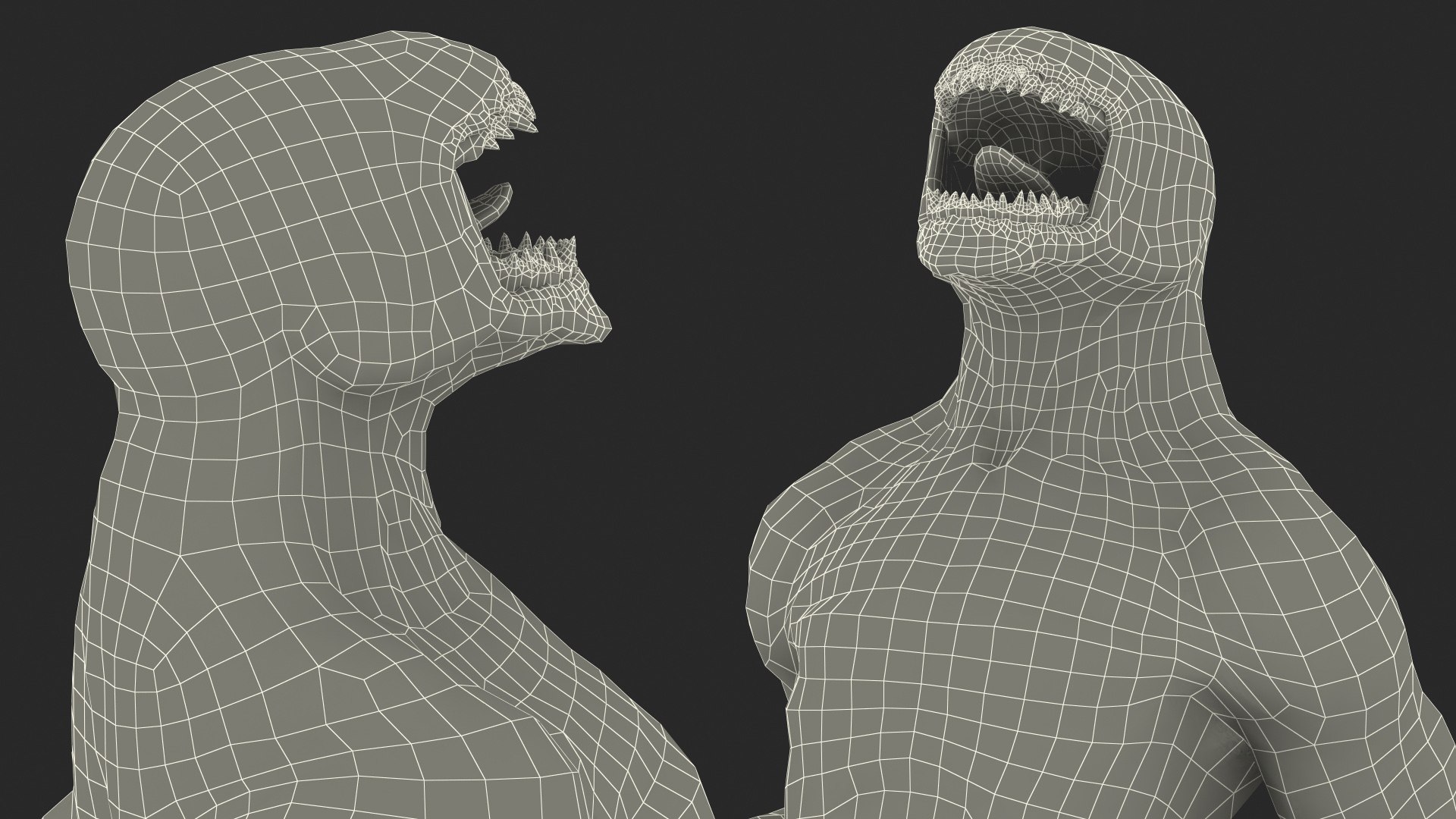 Monster creature standing pose 3D model - TurboSquid 1700698