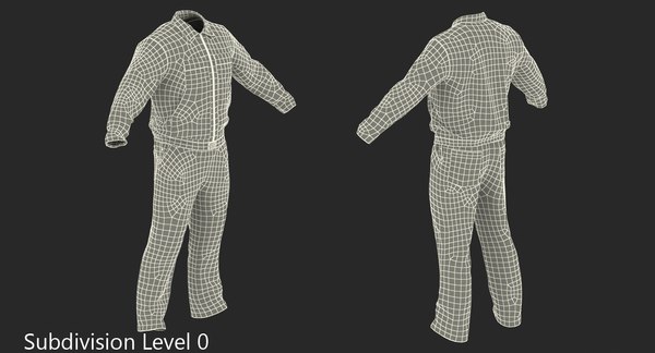 3d model builder long sleeve coveralls
