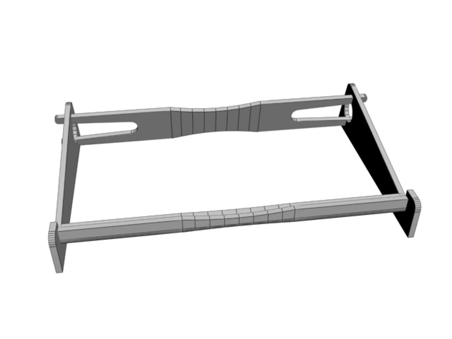 Wooden laptop stand 3D model - TurboSquid 1550151