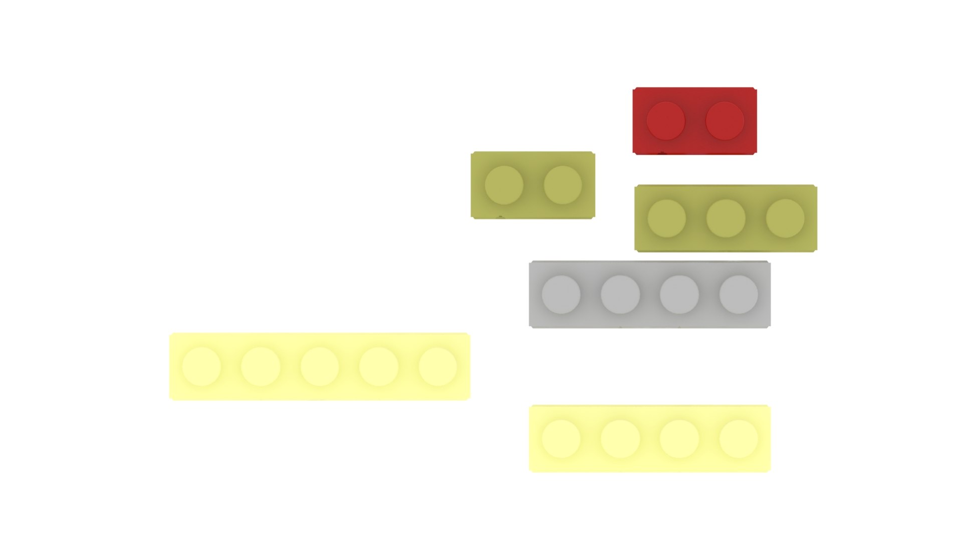 Lego Masonry Profile Bricks 3D model - TurboSquid 1724093