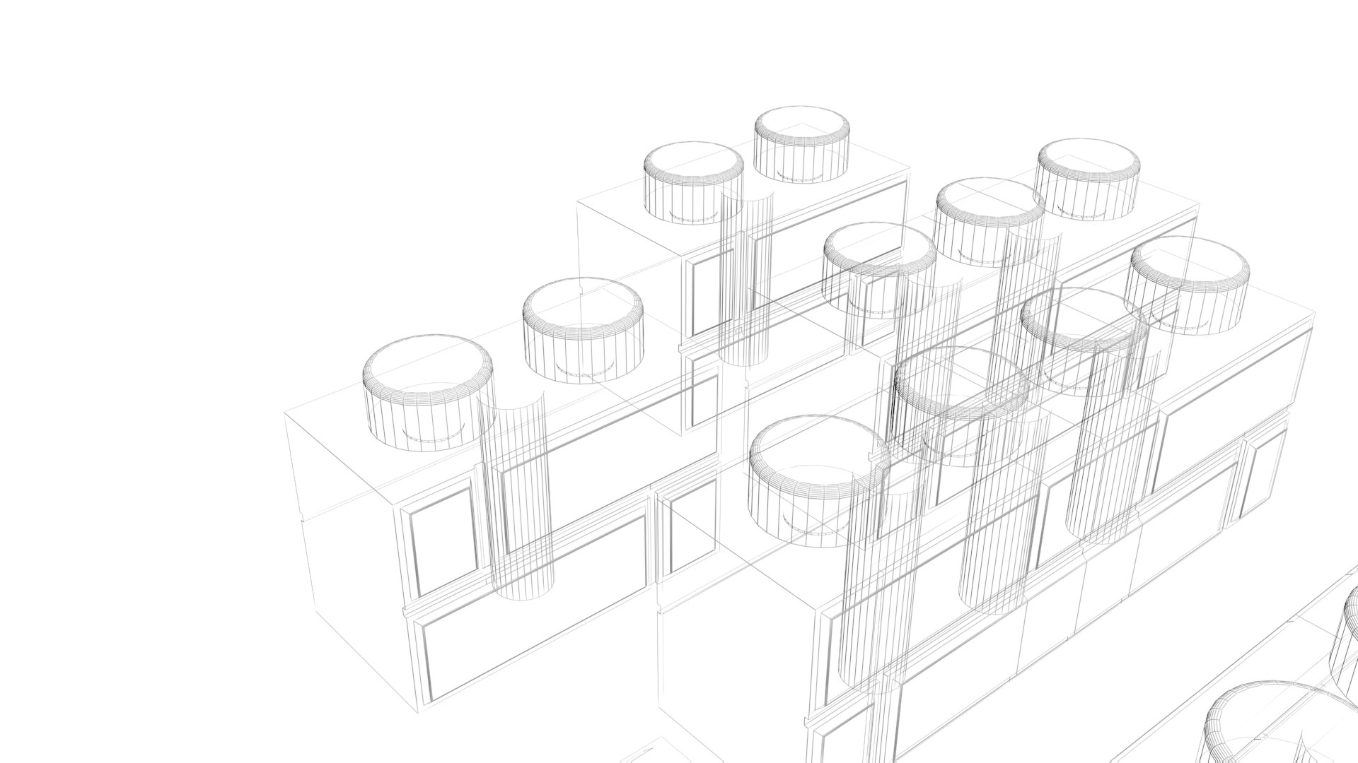 Lego Masonry Profile Bricks 3D model - TurboSquid 1724093