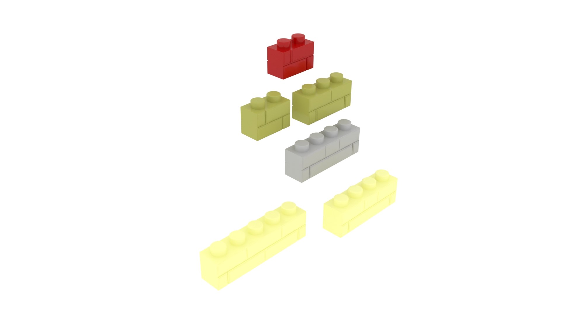 Lego Masonry Profile Bricks 3D Model - TurboSquid 1724093
