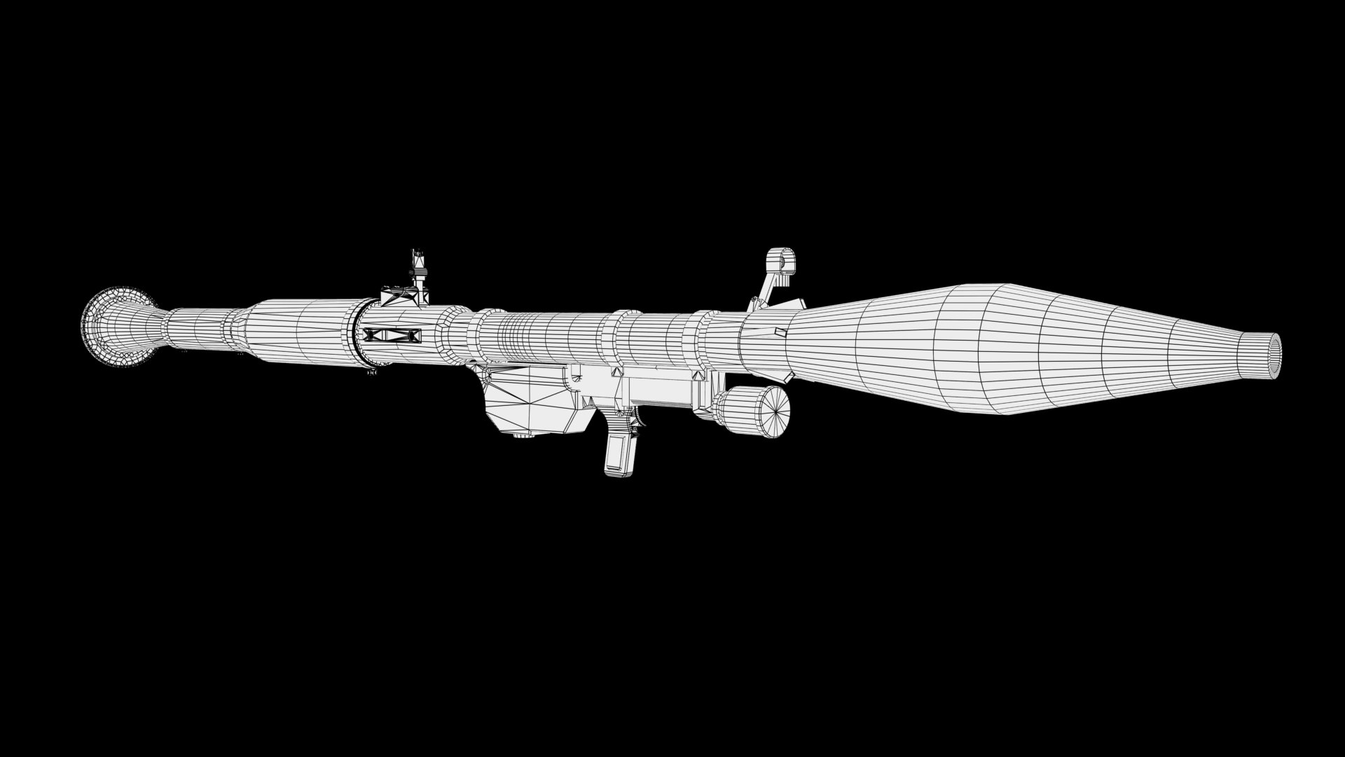 3D Rocket Launcher Model - TurboSquid 2092019