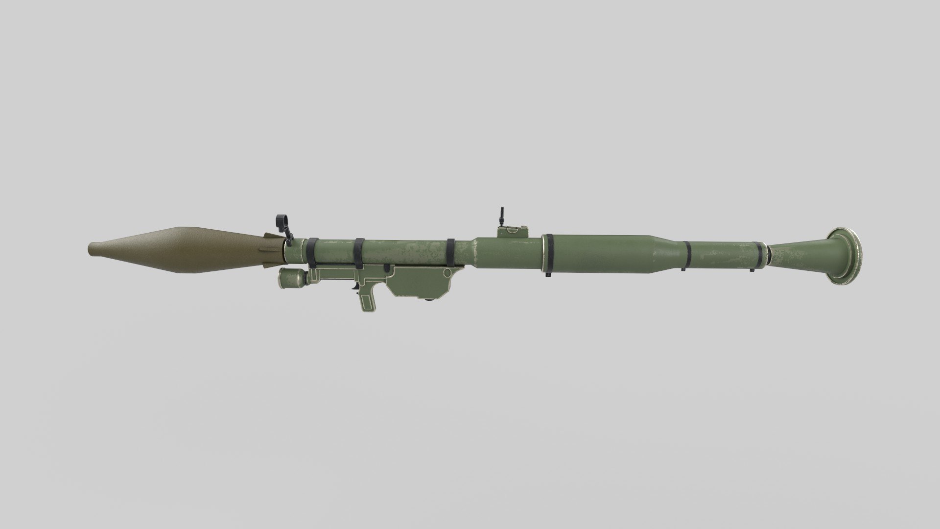 3D Rocket Launcher Model - TurboSquid 2092019