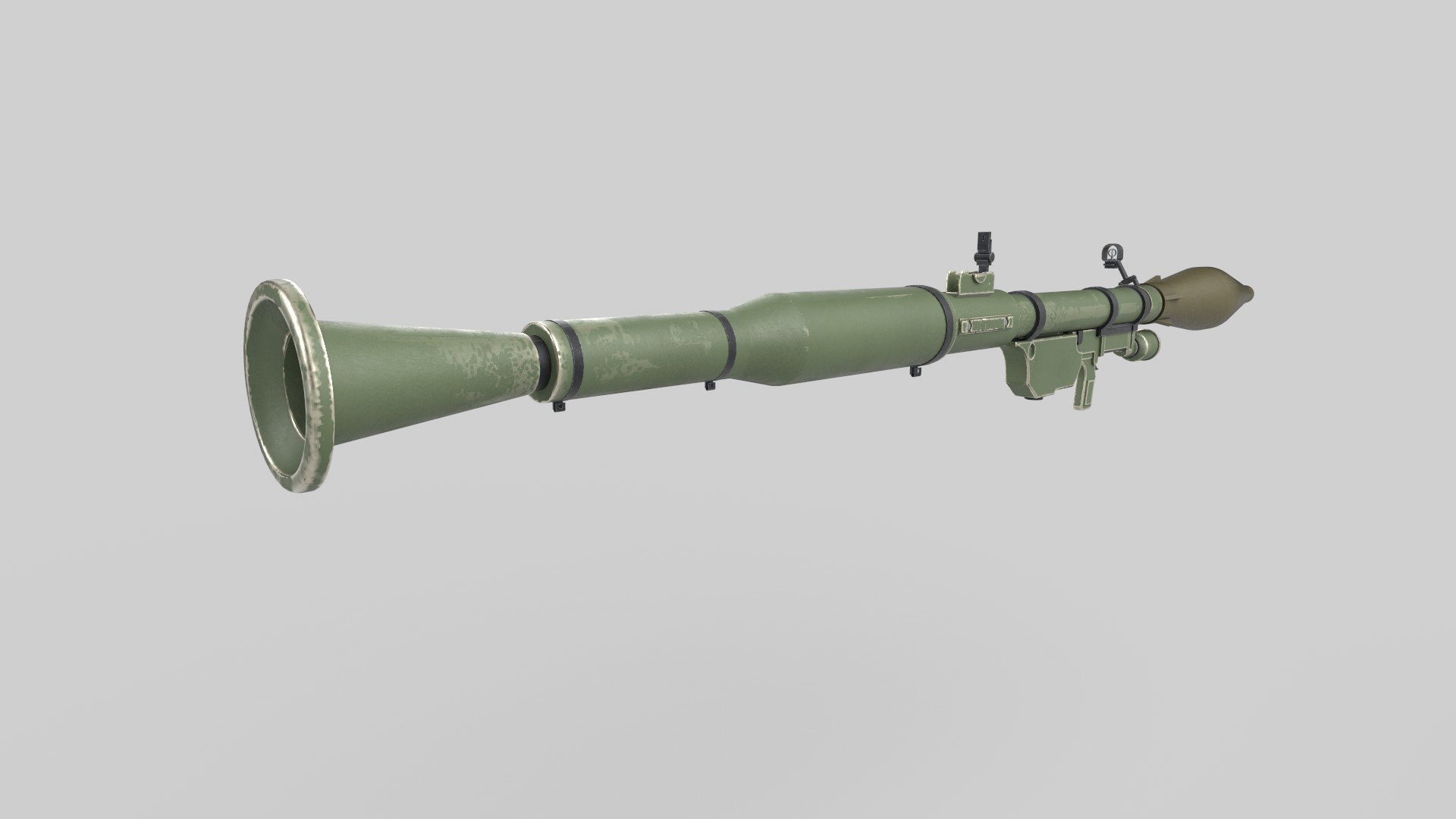 3D Rocket Launcher Model - TurboSquid 2092019