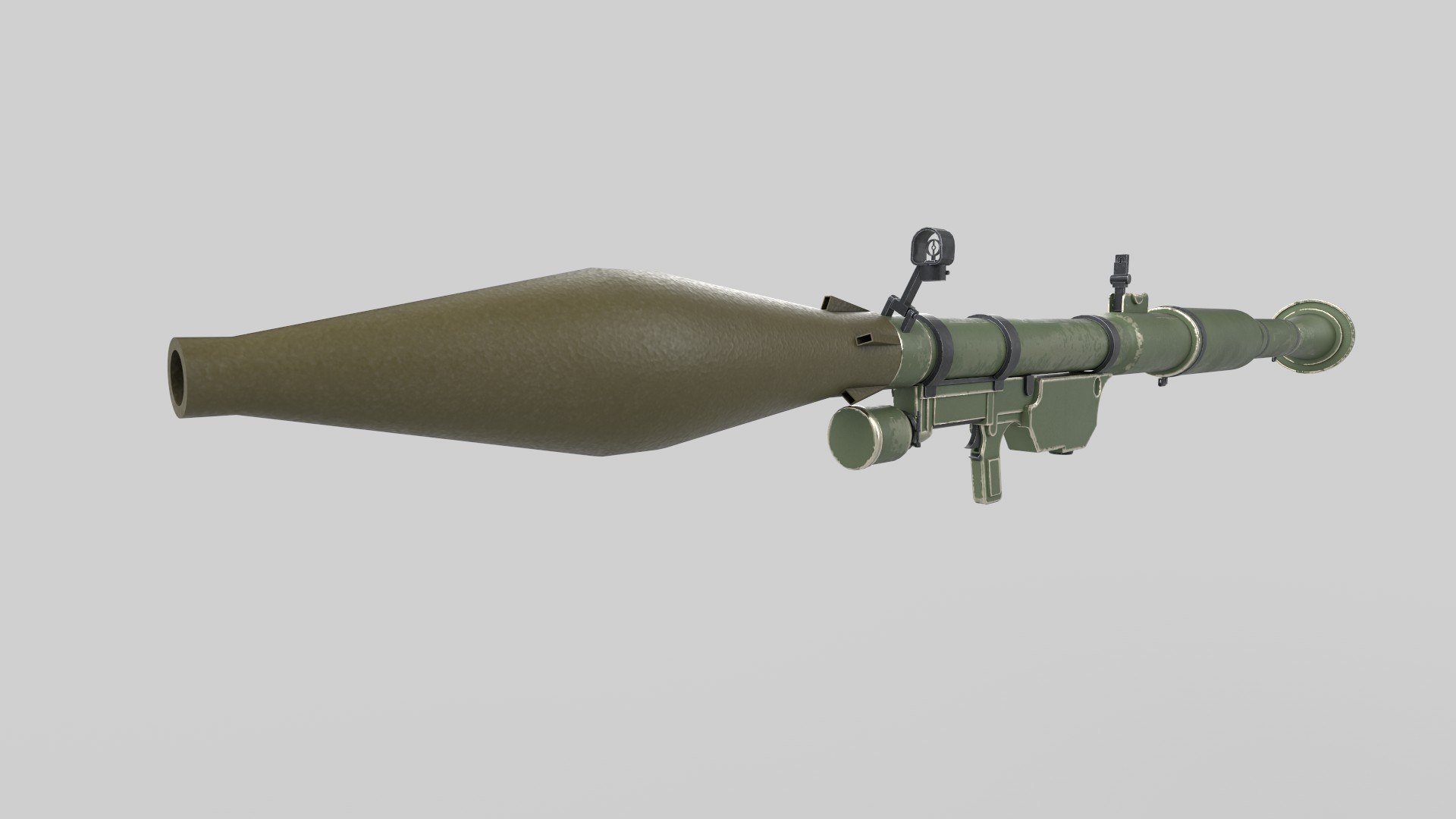 3D Rocket Launcher Model - TurboSquid 2092019