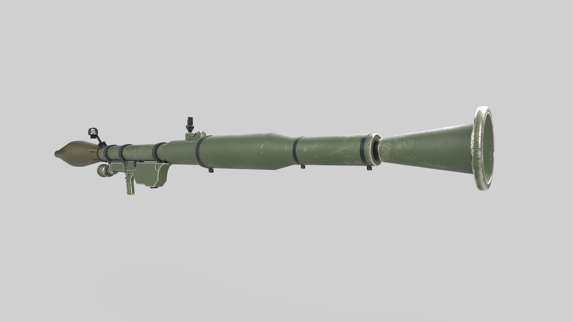 3D Rocket Launcher Model - TurboSquid 2092019
