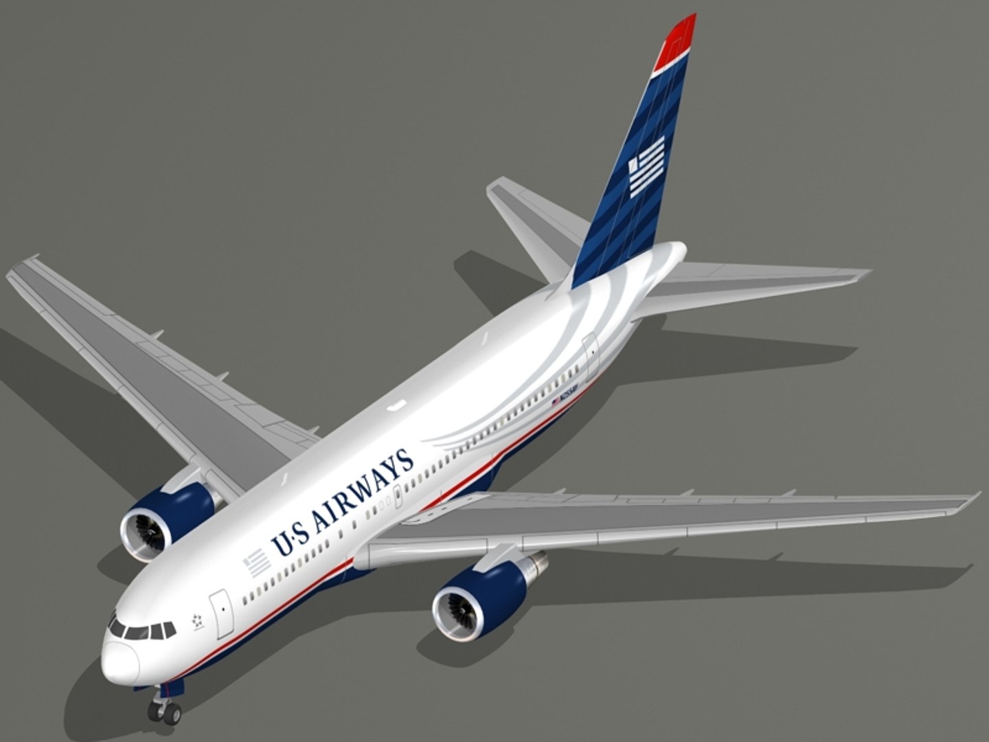 Boeing 767-200 Er Airliner Dxf