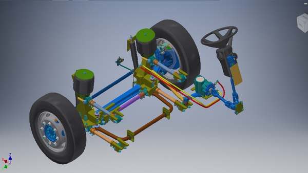 modelo 3d Hydraulic power steering systems - TurboSquid 2110628