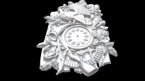 modelo 3d clork design relief - TurboSquid 2009032