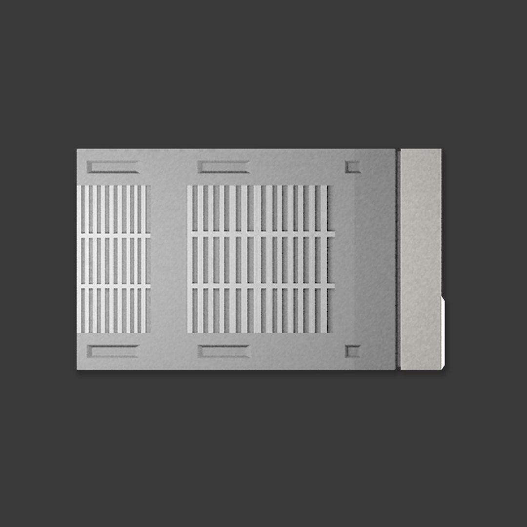 Window Air Conditioner 3d Model