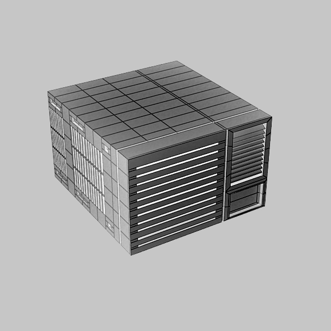 Window Air Conditioner 3d Model