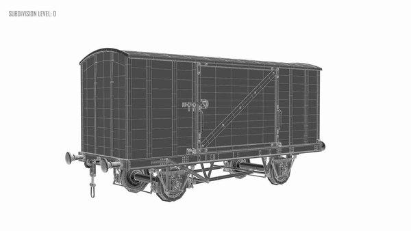 목재 컨테이너 왜건 3D 모델 - TurboSquid 1522930