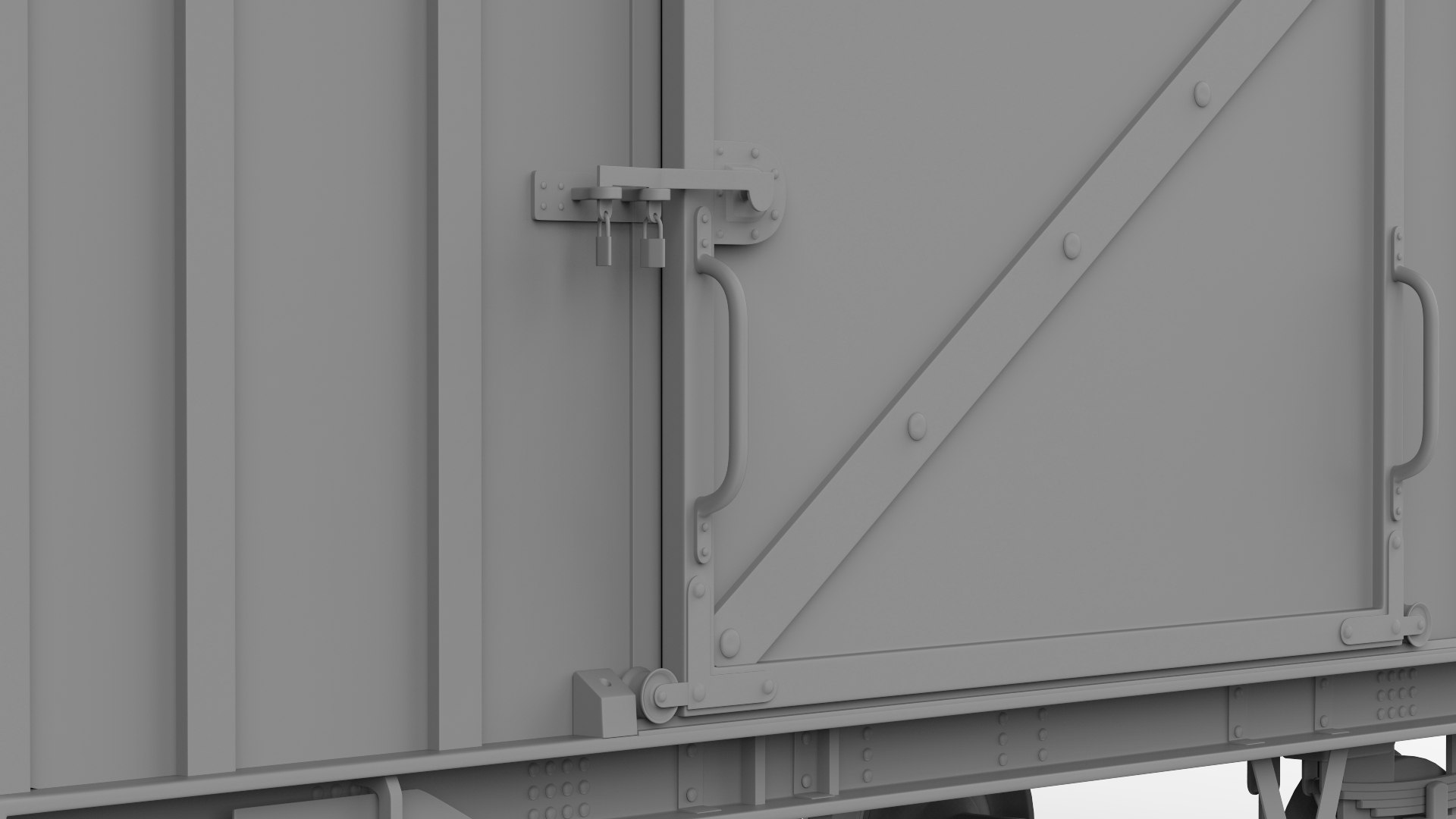 3D Wooden Container Wagon Model - TurboSquid 1522930