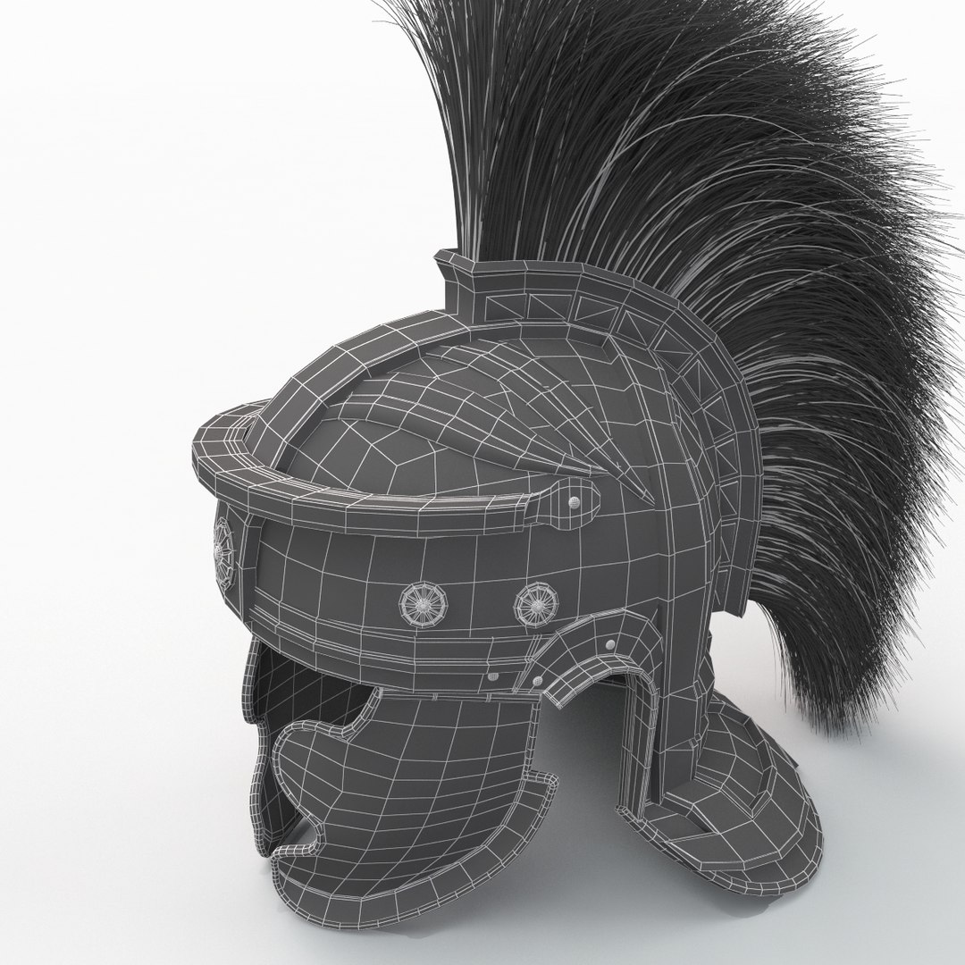 3d Roman Helmet Model
