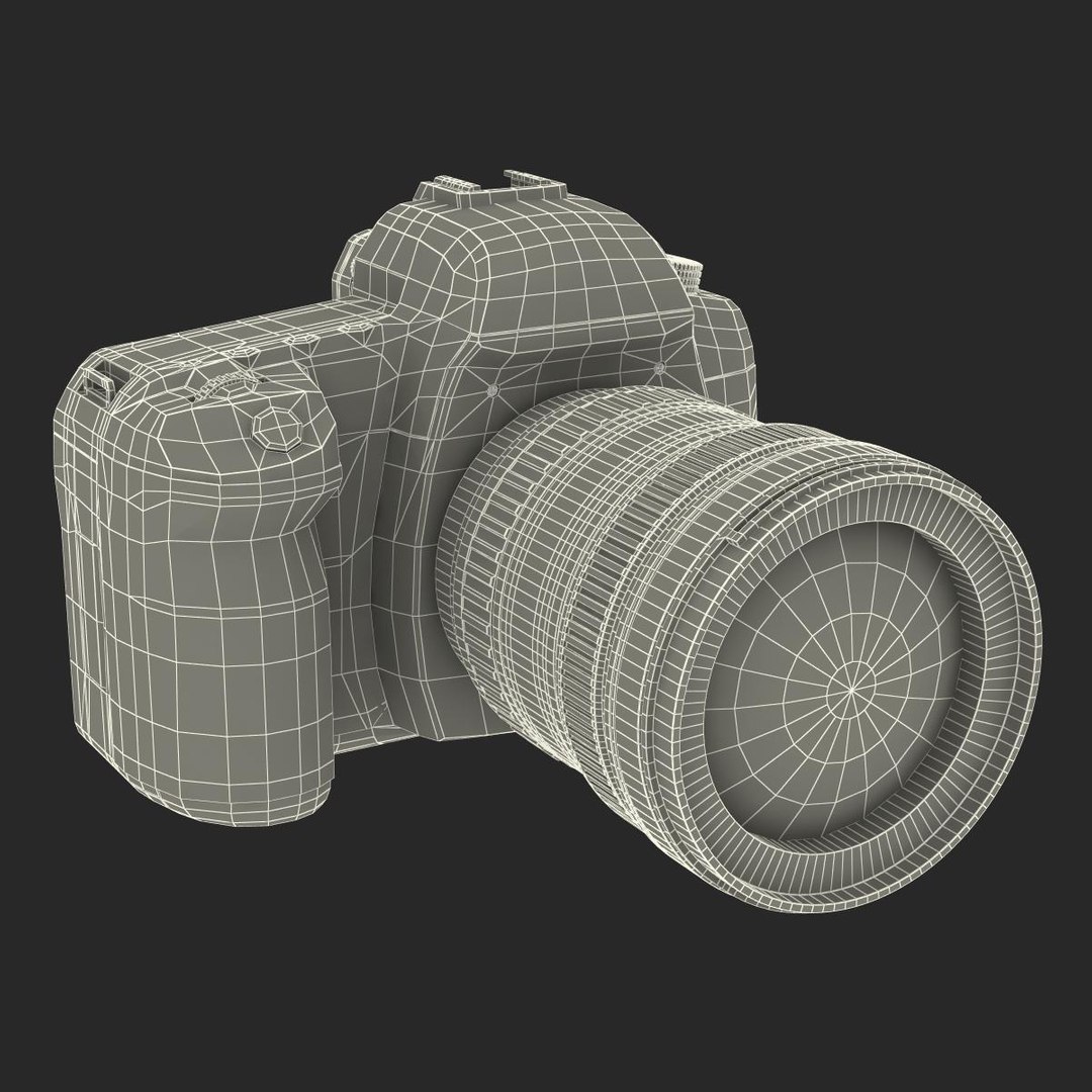 3d Model Canon Eos 5d Mark