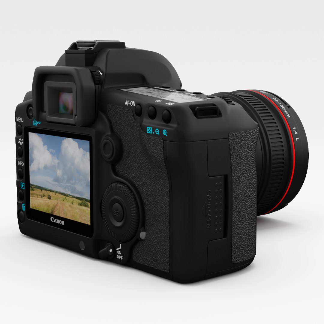 3d Model Canon Eos 5d Mark