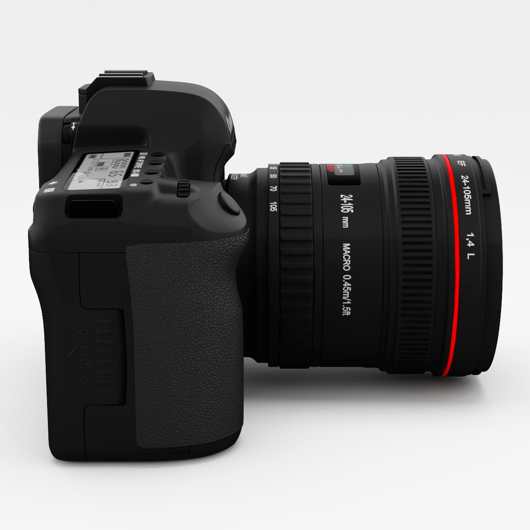 3d Model Canon Eos 5d Mark