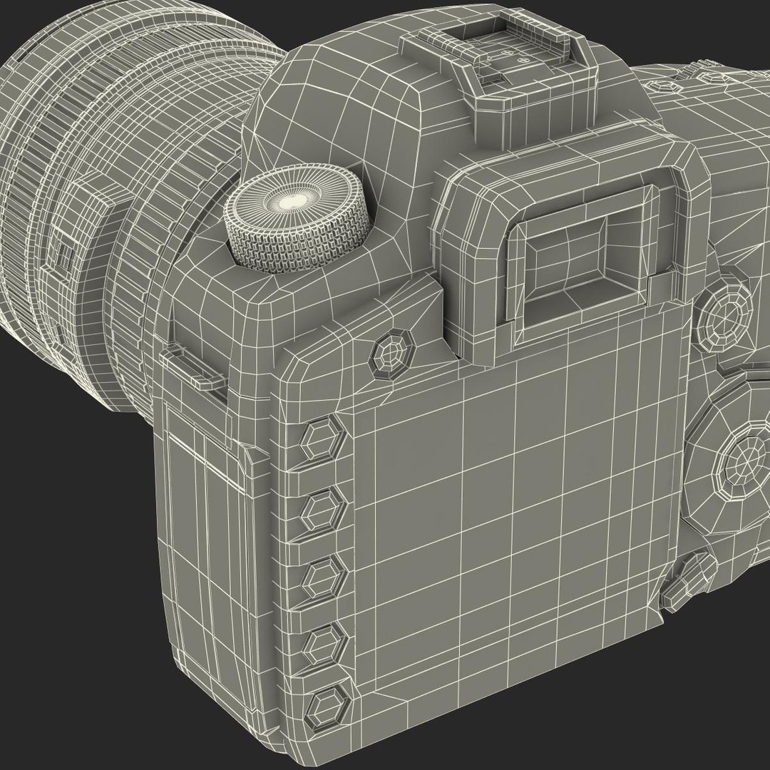 3d Model Canon Eos 5d Mark