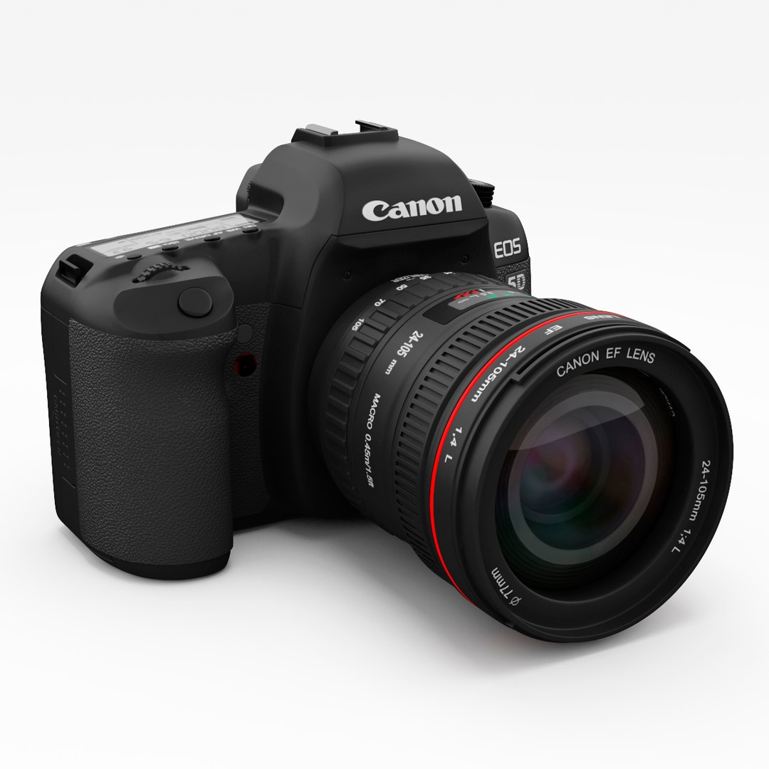 3d Model Canon Eos 5d Mark