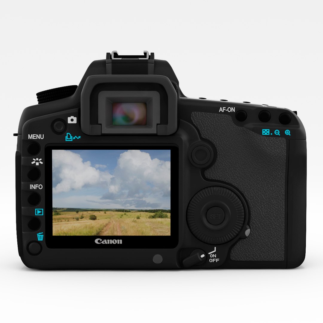 3d Model Canon Eos 5d Mark
