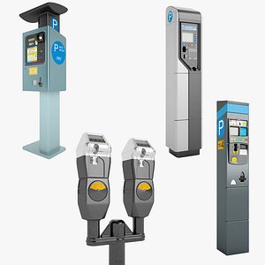 seattle parking meter obj