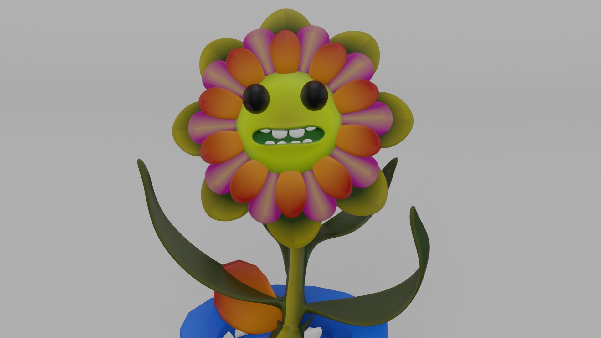 Dancing Flowers 3D LowPolygon Animated 3D - TurboSquid 1791267